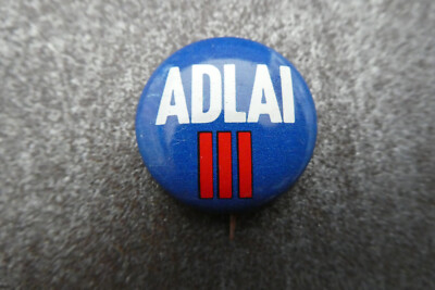 Adlai III USA American Political Pin Badge Button (L37B) | eBay UK
