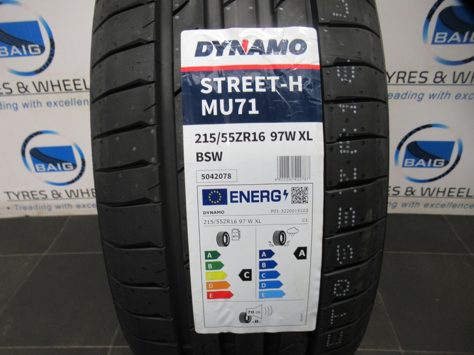 X1 215/55ZR16 215 55 16 97W XL DYNAMO MU71 NEW TYRE *AMAZING 'A' RATED ...