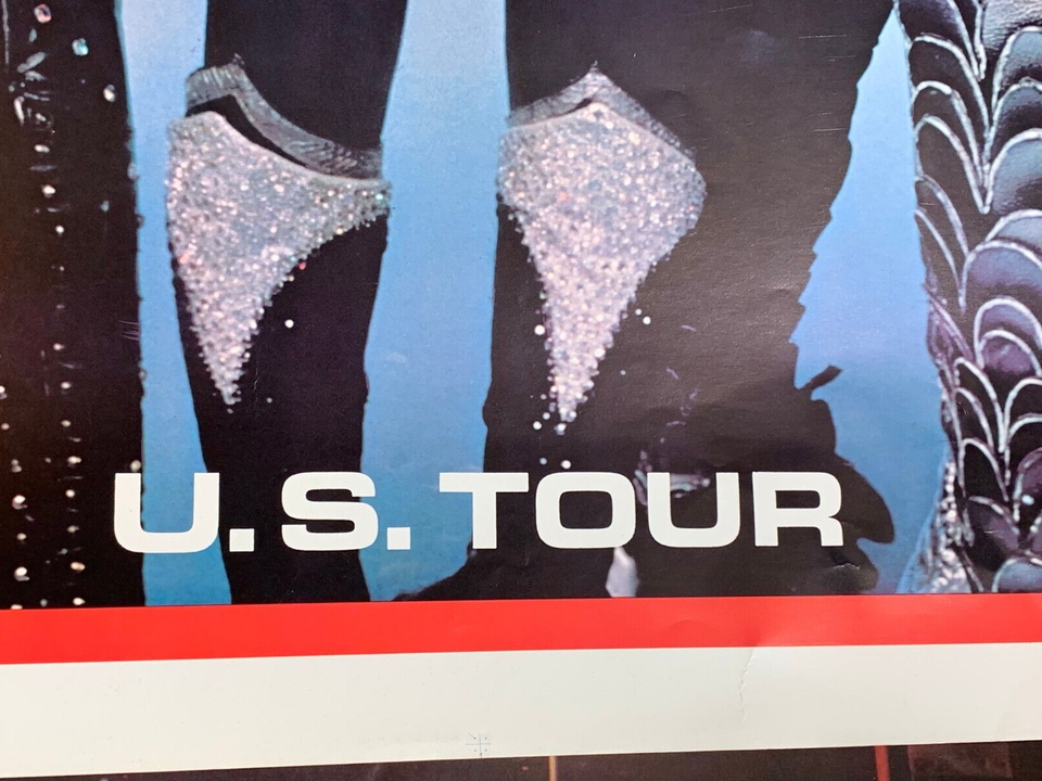 KISS VINTAGE 1976 76 BICENTENNIAL ACE PETER GENE PAUL AUCOIN MGT POSTER ...