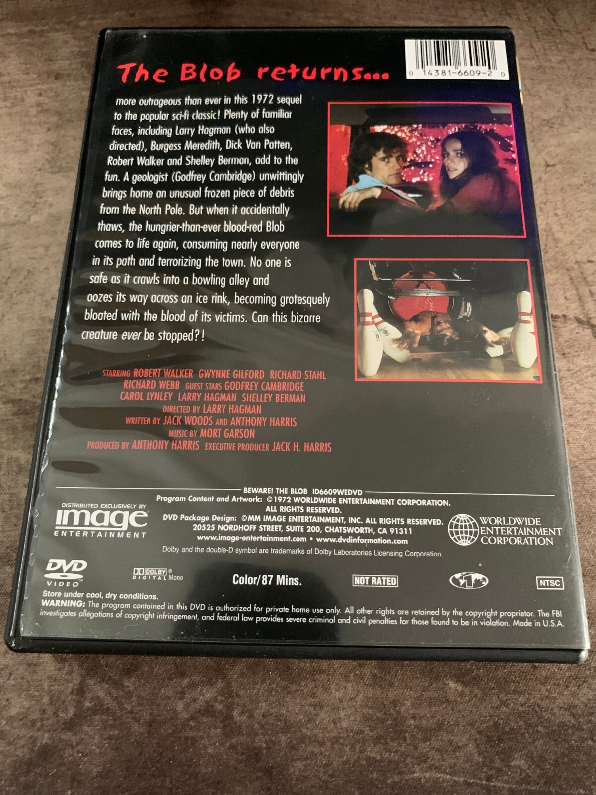 Beware! The Blob (DVD) Larry Hagman - Horror 14381660920| eBay