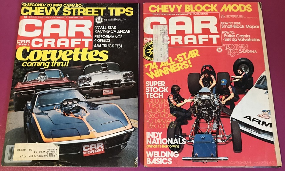 LOT of 11 Car Craft Stock Car Rod Ideas Magazines 1973-74-76-77-78-79 ...