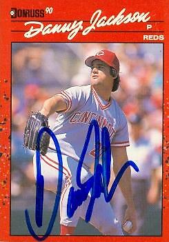 Danny Jackson autographed Baseball Card (Cincinnati Reds) 1990 Donruss ...