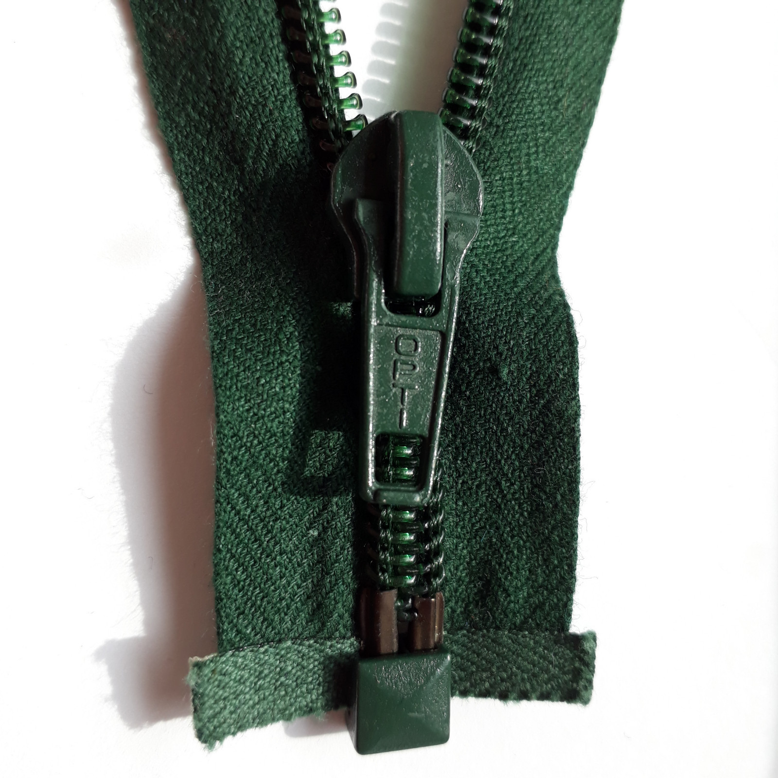 Reißverschluss DUNKELGRÜN teilbar Größe 5 OPTI Zipper Cremallera ...