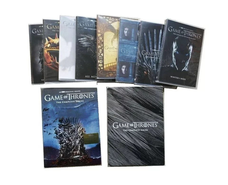Game of Thrones Complete Series Seasons 1-8 (DVD 38-Disc Box Set ) free ...