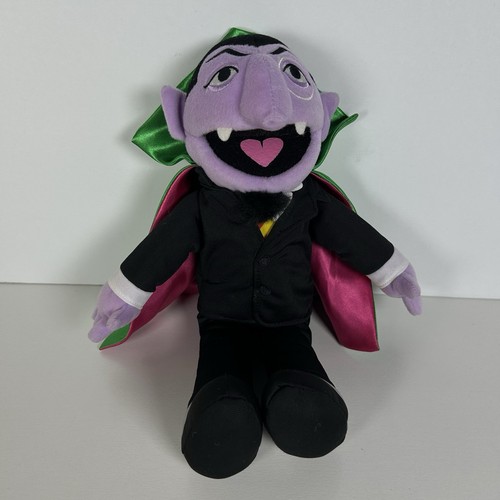 Gund Sesame Street Muppets Count Von Count Dracula Vampire 14" Plush ...