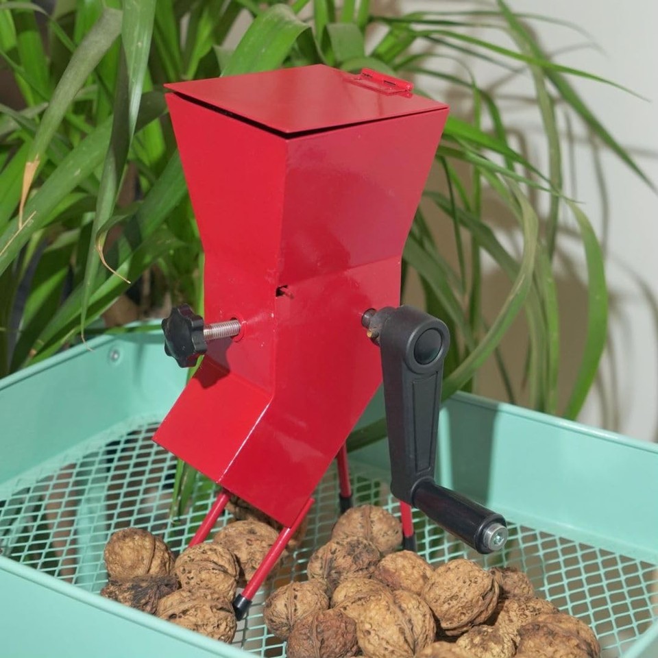 Small Hand Crank Pecan Cracker,Cute Sheller Machine for Nuts,All Steel ...
