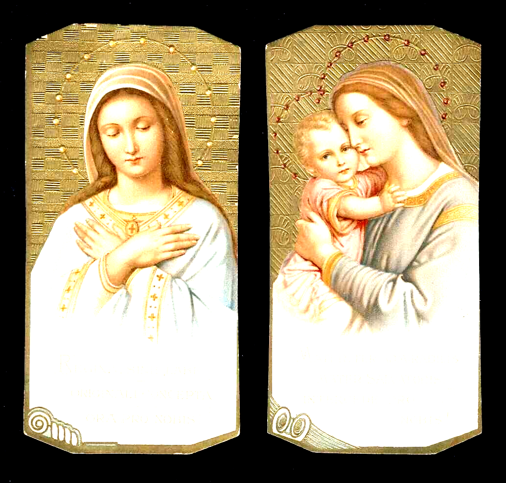 (124884) Santino image pieuse holy card andachtsbild: Lotto di 2 ...
