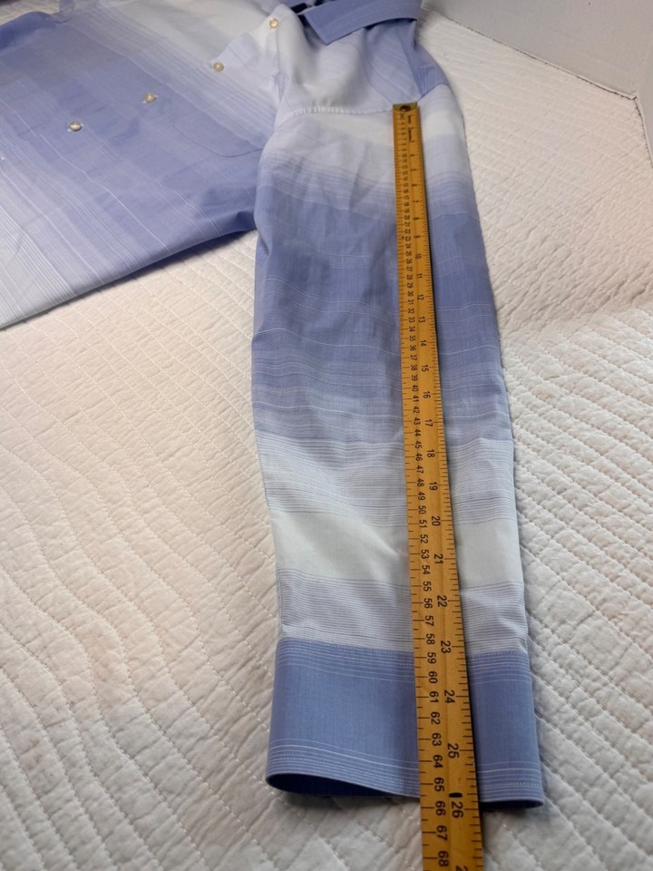 Tommy Bahama The Newport Coast Mens Blue Striped Long Sleeve Shirt XL ...