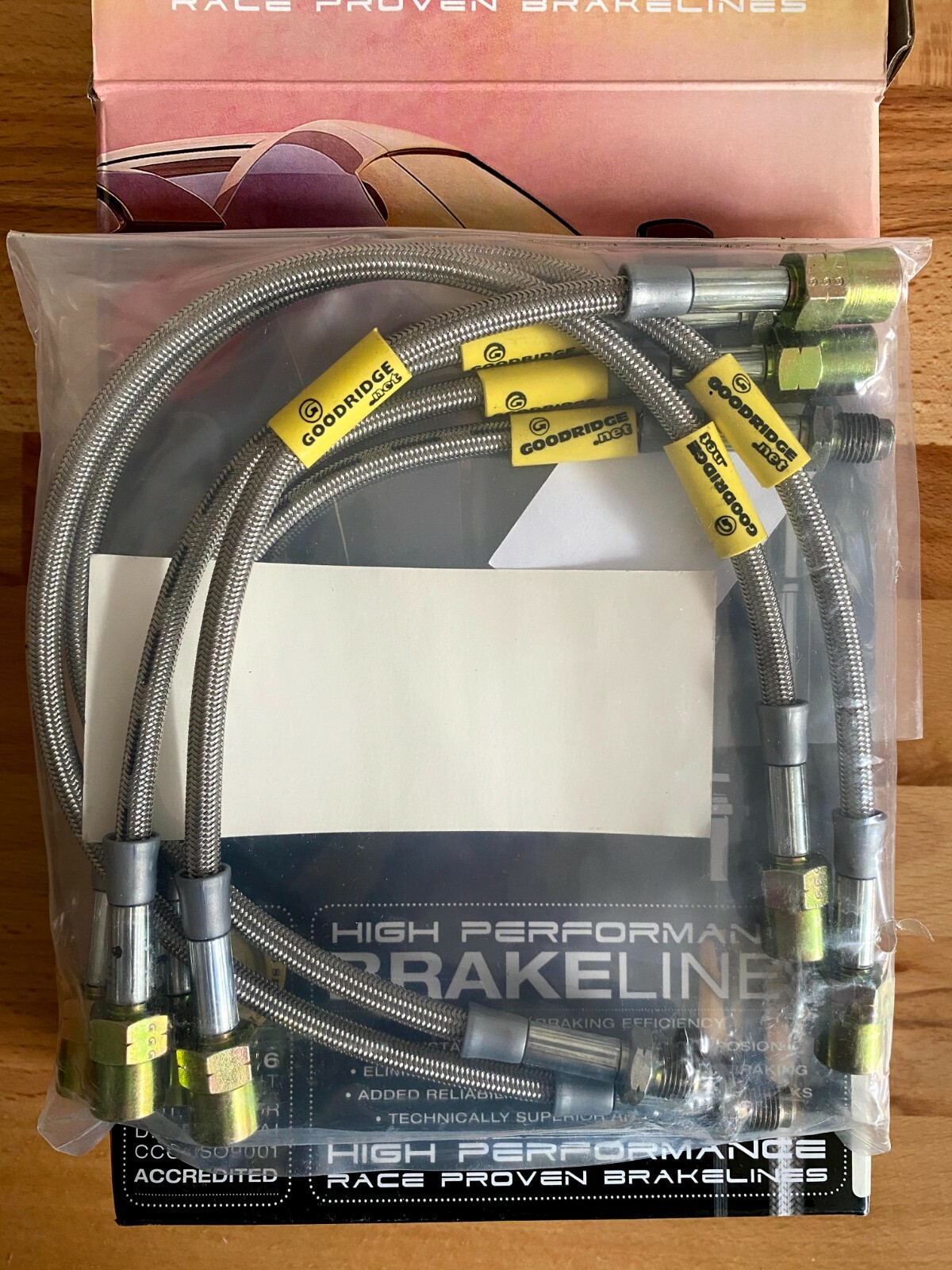 Goodridge USA 31003 G-STOP SS Braided Brake Line Kit Fits 325i 325is ...