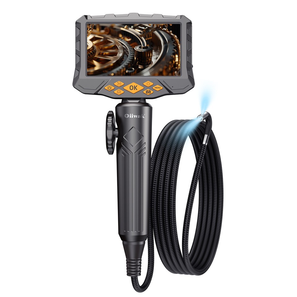 1080P HD Industrial Endoscope Camera IPS Screen Borescope 8mm ...