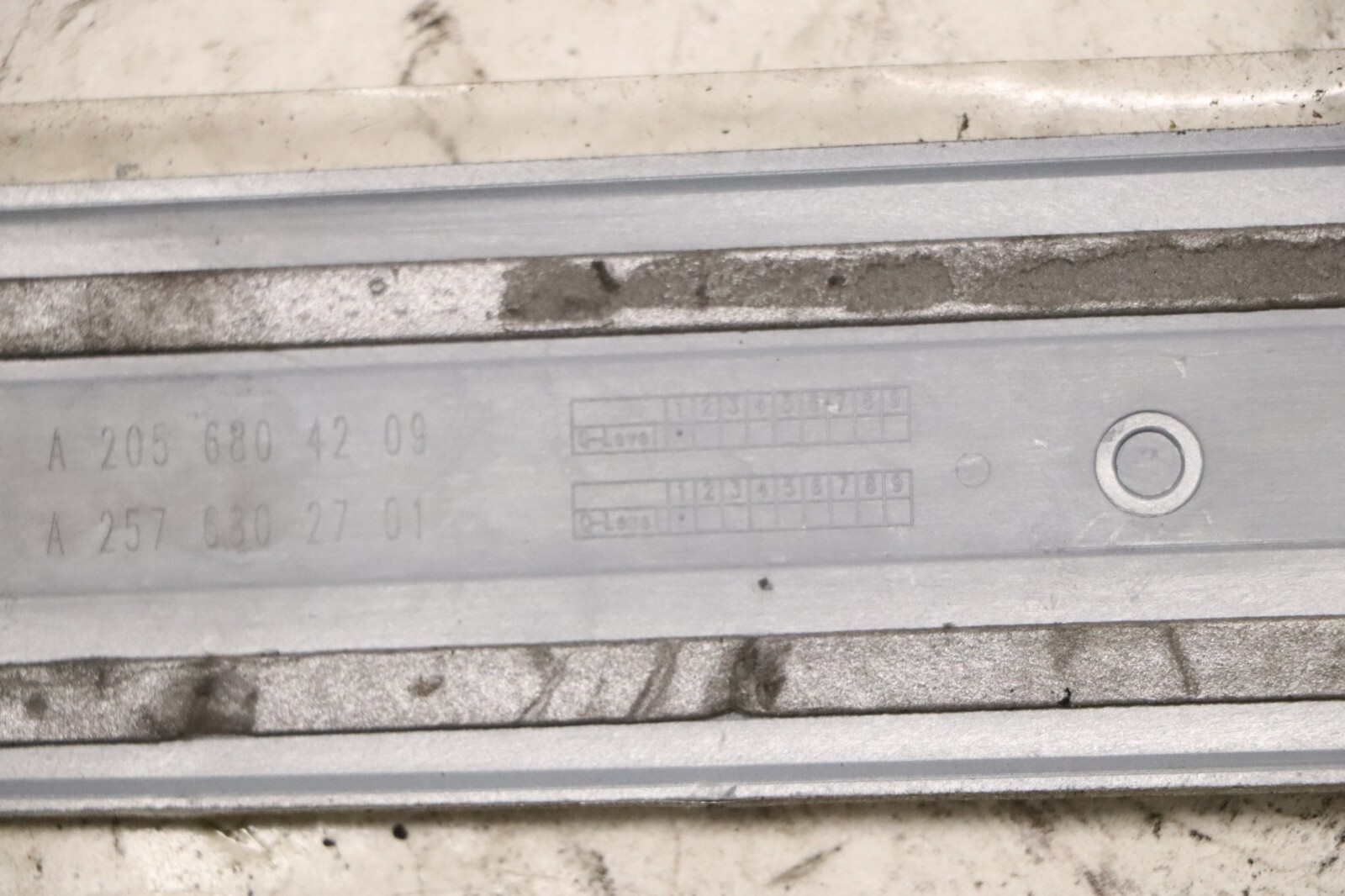 Mercedes Benz W205 C220d Einstiegsleiste Chrom Leiste rechts ...