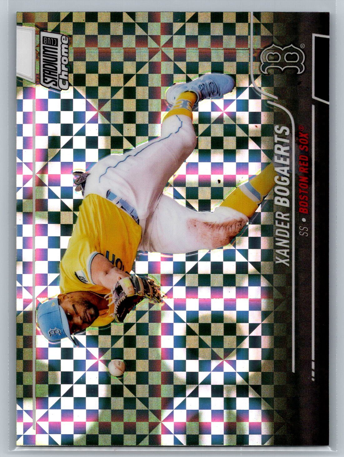2022 Stadium Club Chrome #73 Xander Bogaerts X-Fractor Boston Red Sox ...