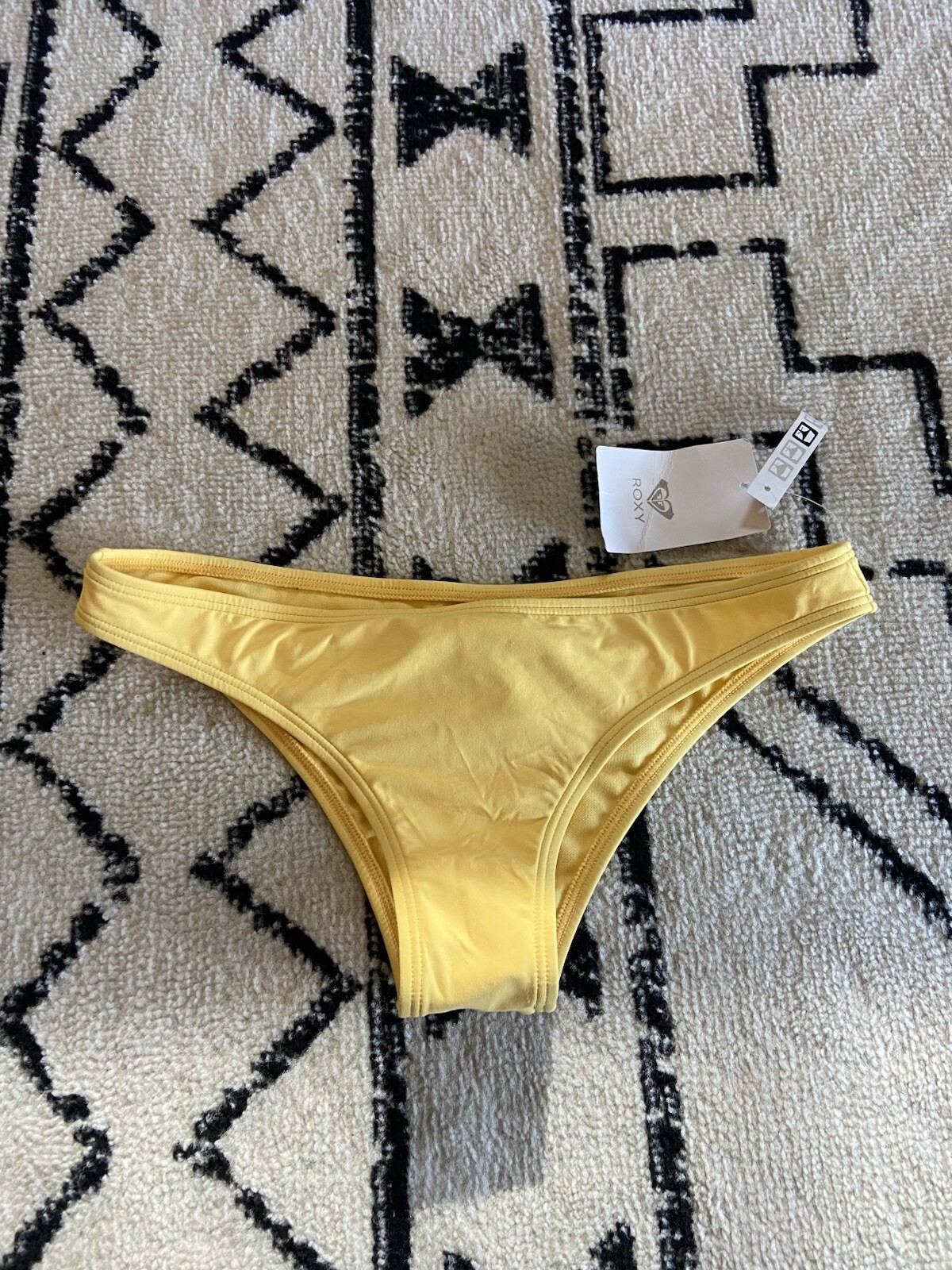 Roxy Solid Beach Classics Moderate Coverage Bikini Bottoms, Banana ...