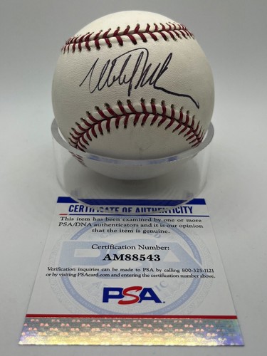 Mitch Williams Rangers Cubs Phillies Signed Autograph OMLB Baseball PSA ...