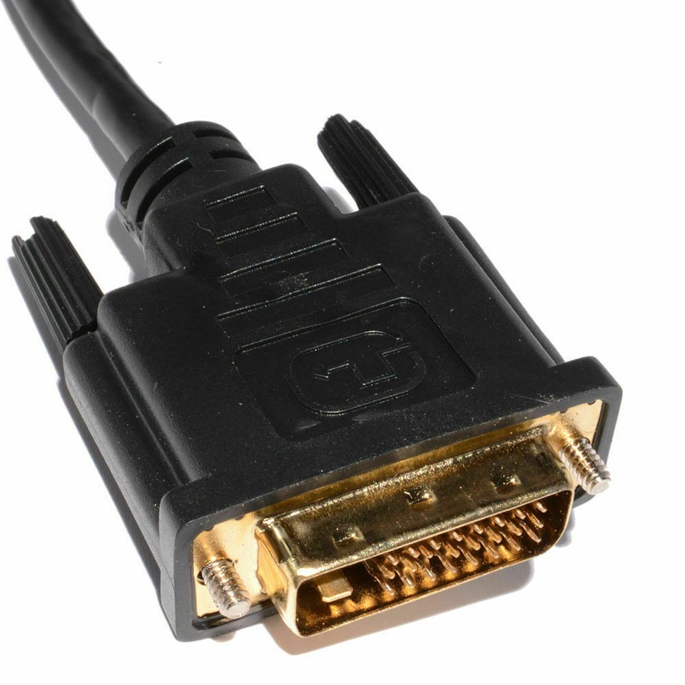 2M DisplayPort Display Port DP to DVI-D 24+1 Male Lead Digital Video ...