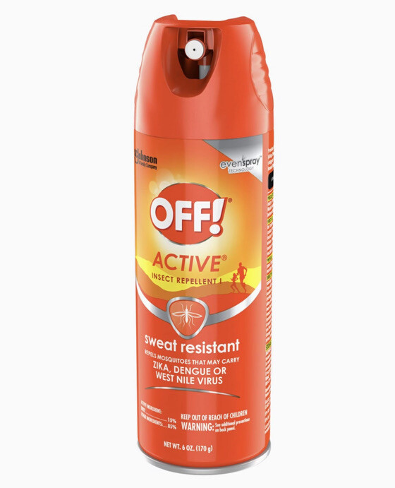 Johnson OFF! - Active Insect Repellent Aerosol Spray - Sweat Resistant ...