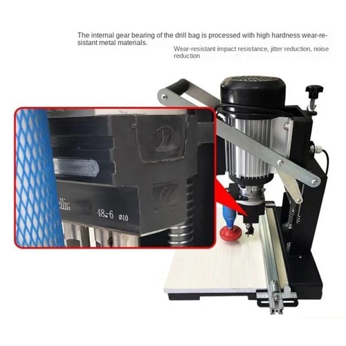 1100W Woodworking Hinge Drill Portable Cutting Machine Three-in-one CNC ...