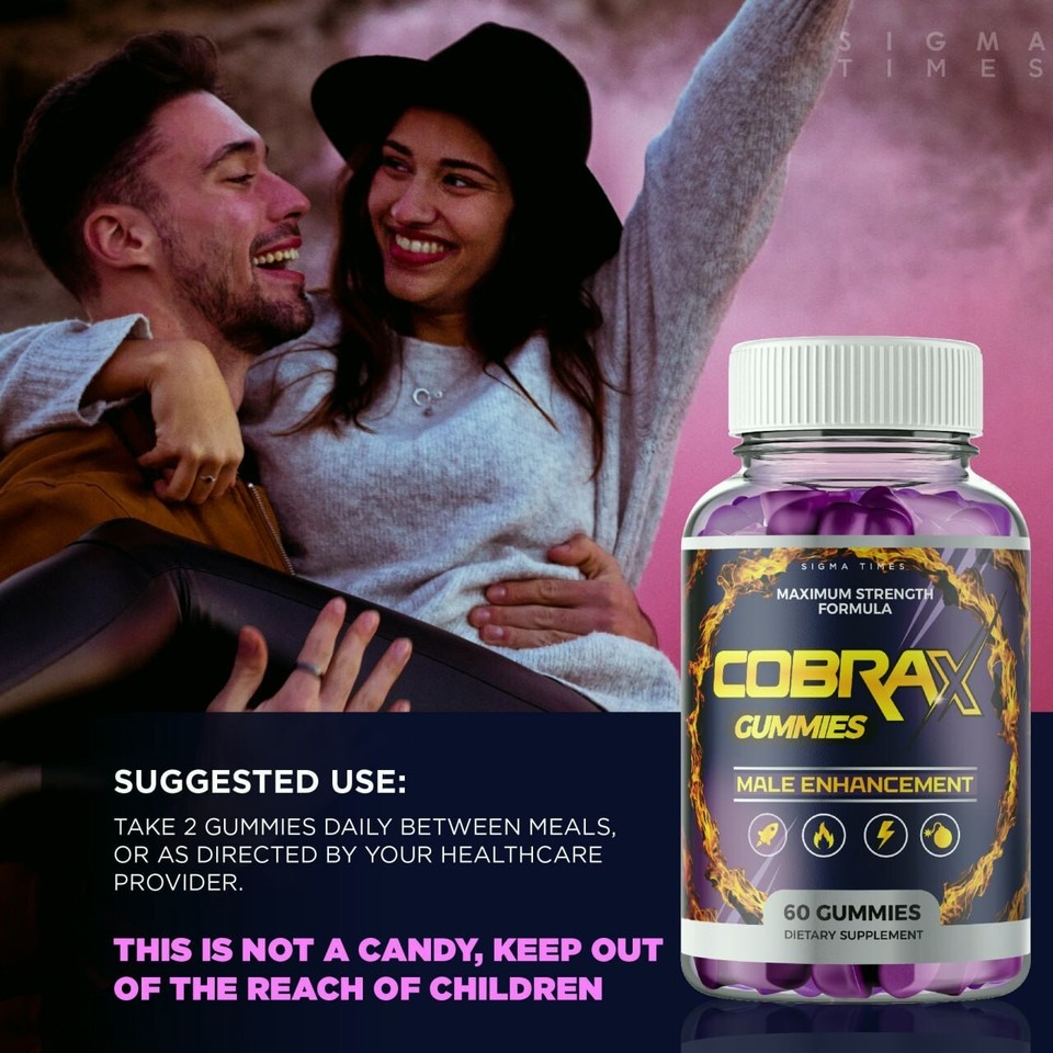 (Official 1 Pack) Cobrax Gummies, Cobra X Gummies for Men, Cobrax ...