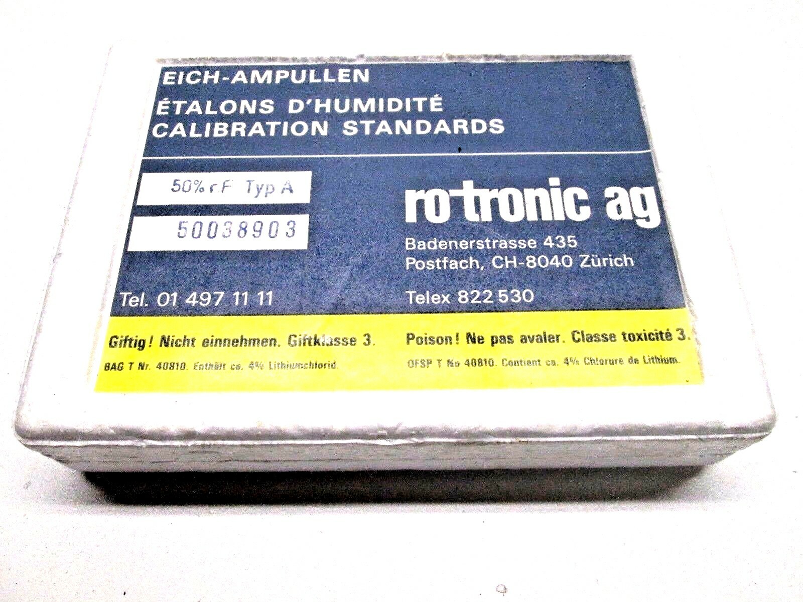 Rotronic AG Hygroskop GT GTL-100-50-FA (FREE SHIPPING) P14 | eBay