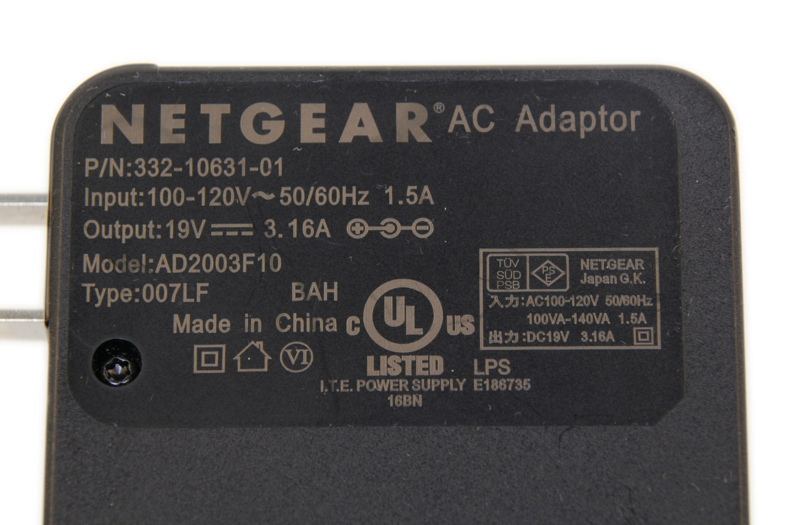 Genuine Netgear R8300 R8500 R8900 R9000 AC Adapter | eBay