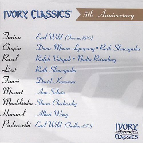 Ivory Classics 5th Anniversary CD EARL WILD, ANN SCHEIN, MOZART, CHOPIN ...