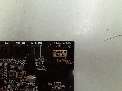 CREATIVE SOUND BLASTER LIVE LS 5.1 EAX DIGITAL SURROUND SOUND for sale ...