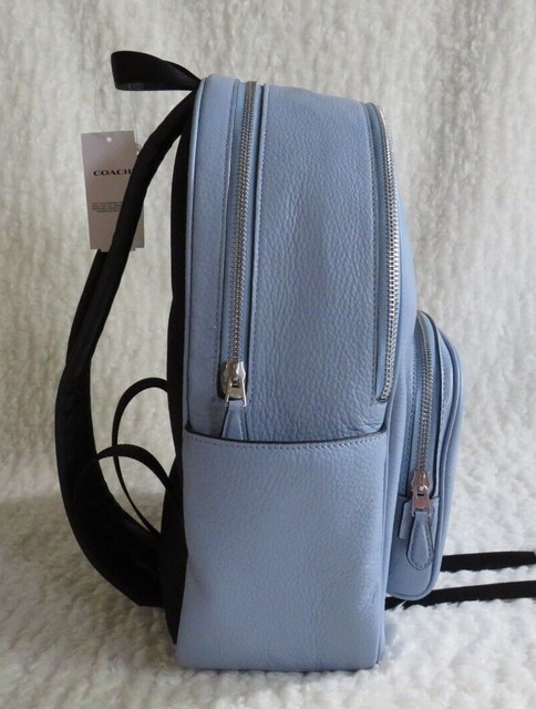 Coach Court Leather Women's Backpack - Marble Blue (5666) for sale ...