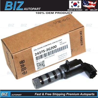 EXHAUST OIL FLOW CONTROL VALVE 09-14 HYUNDAI 09-15 KIA 2.0L 2.4L 24375 ...