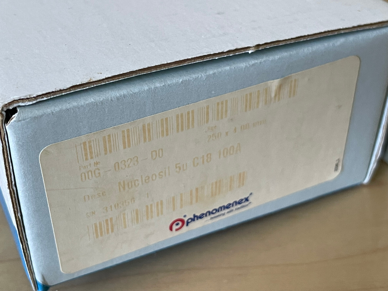 New HPLC column Phenomenex Nucleosil 5u C18 250x4mm 00G-0323-E0 | eBay