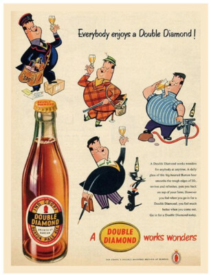 DOUBLE DIAMOND PALE ALE SIGN Retro Look Metal Workshop Kitchen Cave A5 ...