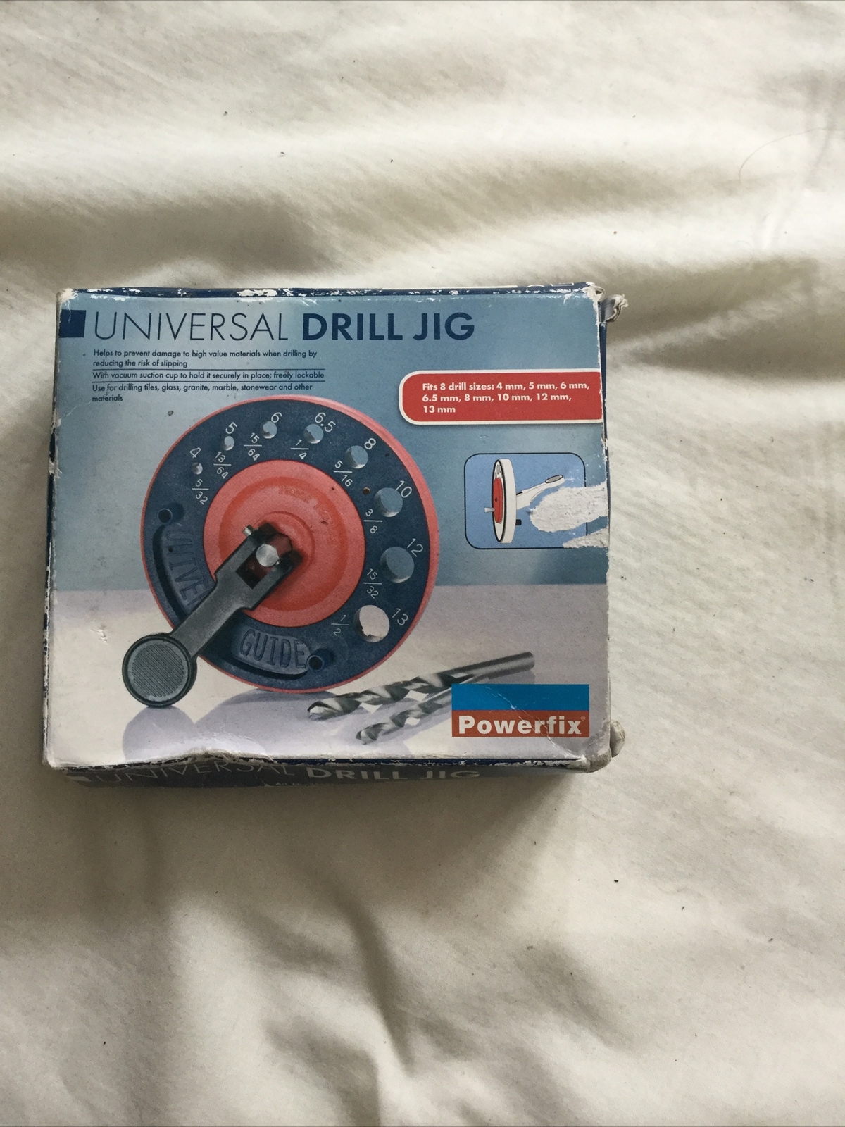 Powerfix Universal Drill Jig Vacuum Suction Base for Drill Sizes 4 ...