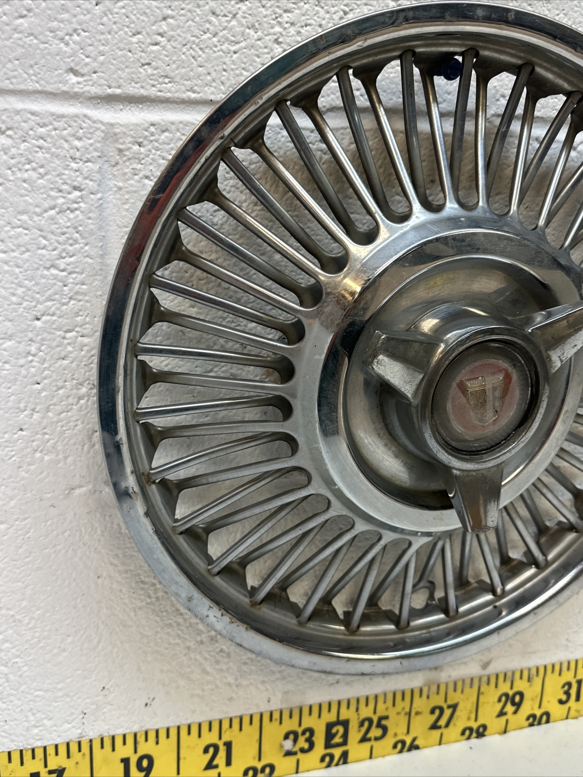 OEM Ford Set of 4 13" spinner wire hubcaps 1963-65 Mustang Falcon ...