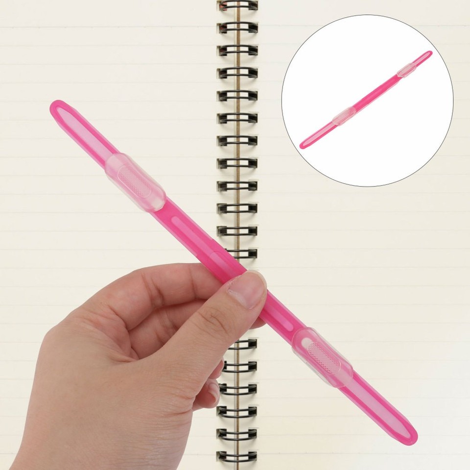 20PCS Plastic Bookbinding Clips Loose-Leaf Binder Clip Practical Paper ...