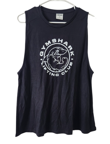 Gymshark Womens M Legacy Tank Top Graphic Lifting Club Sleeveless Shirt ...