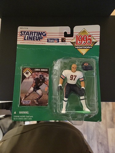 NEW Vintage 1995 Chicago Bears Chris Zorich Starting Lineup NFL ...