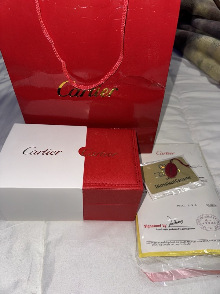 Cartier VVS Diamonds Watch - Passes Diamond Tester | eBay