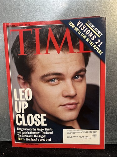 Time Magazine- Leo Up Close: Leonardo DiCaprio- February 21, 2000 | eBay