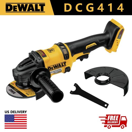 DeWALT DCG414 60V MAX 4-1/2 - 6" Angle Grinder with Kickback Brake(Tool ...