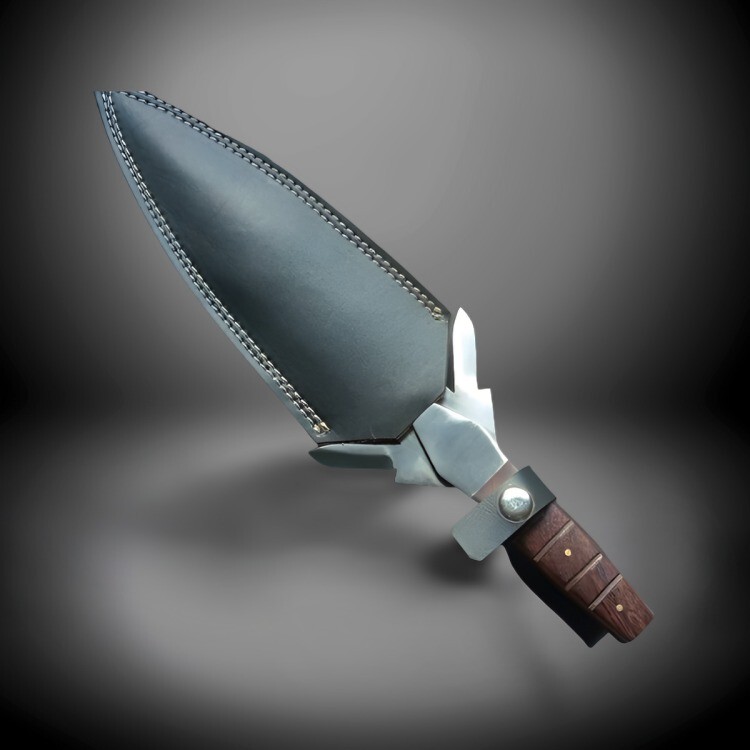 Handmade D2 Steel Warrior Knife , Handcrafted Full Tang Star Trek ...