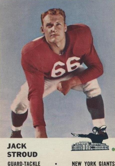 1961 Fleer - Jack Stroud #70 (RC) for sale online | eBay