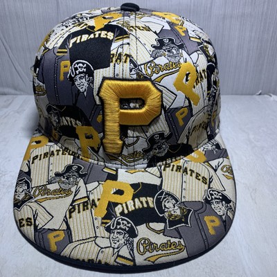 Pittsburgh Pirates Hat Mens Cap American Needle Fitted Sz 7 All Over ...