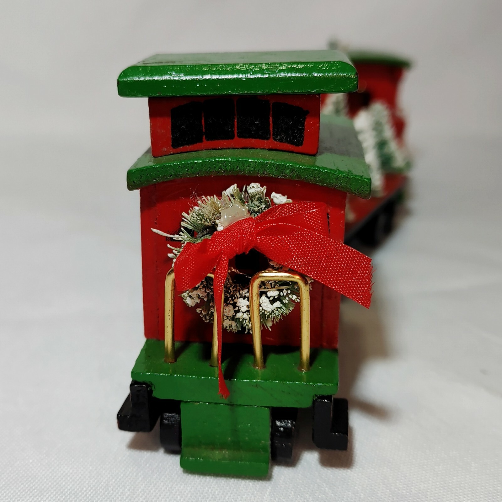 Vintage Roman Inc. Wooden Evergreen Express 1986 Christmas Display ...