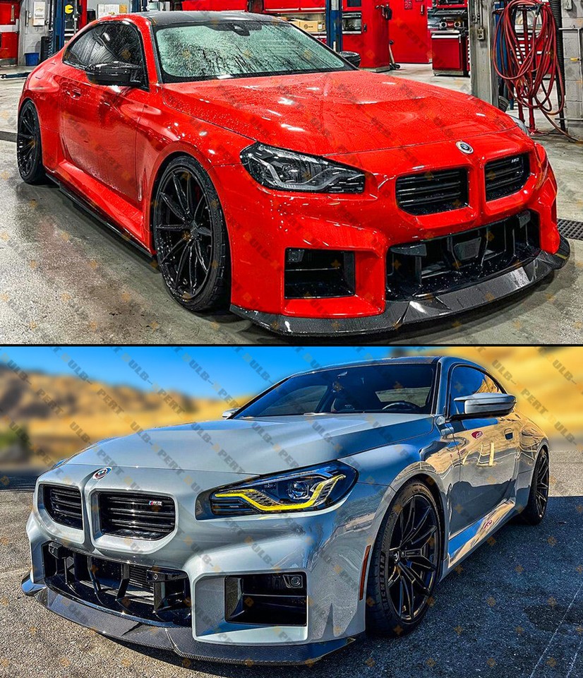 For 23-26 BMW G87 M2 Coupe Real Carbon Fiber MH Style Front Bumper ...
