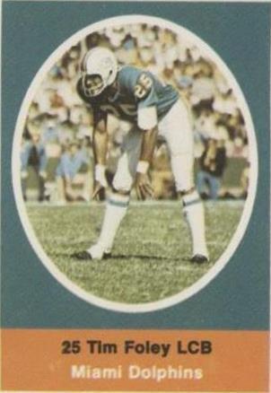 1972 Sunoco NFL Action Player Stamps - Tim Foley (RC) for sale online ...