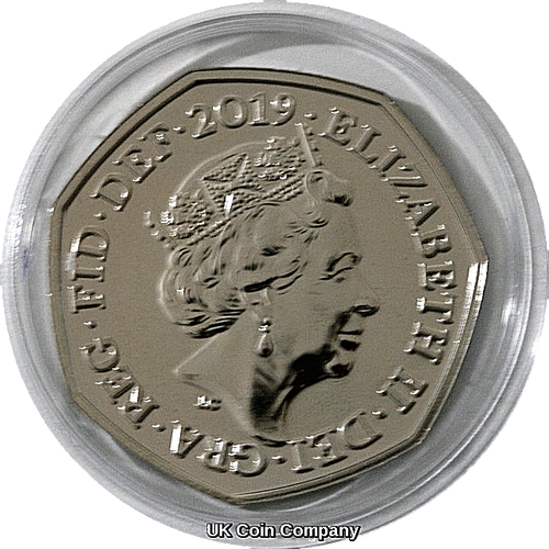 2019 Brilliant Uncirculated BU 50p Fifty Pence Coin From Royal Mint ...