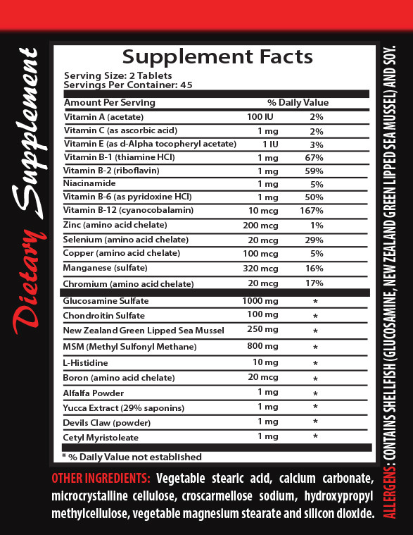 mens 50 vitamins - JOINT MATRIX COMPLEX 3B - msm pills 636376024380| eBay