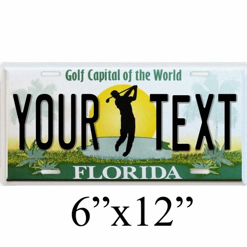 Florida Golf custom license plate personalized Vanity Tag golf cart car ...