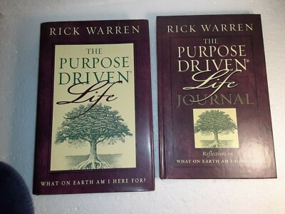 2 RICK WARREN BOOKS THE PURPOSE DRIVEN LIFE & JOURNAL | eBay