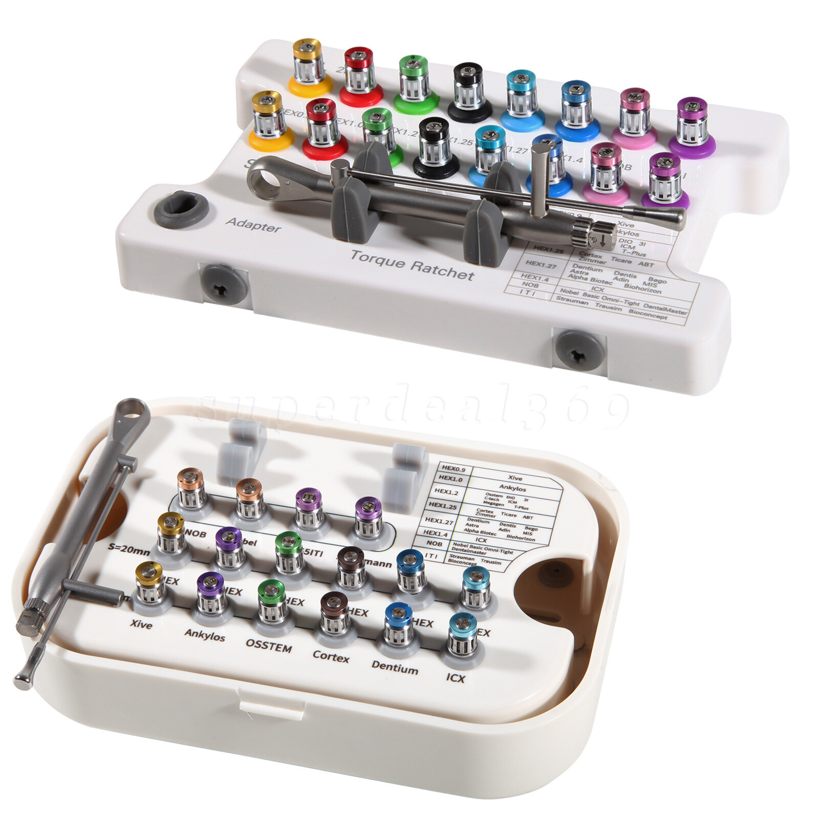 USA Dental Implant Hand Tool Universal Prosthetic Restoration Hand ...