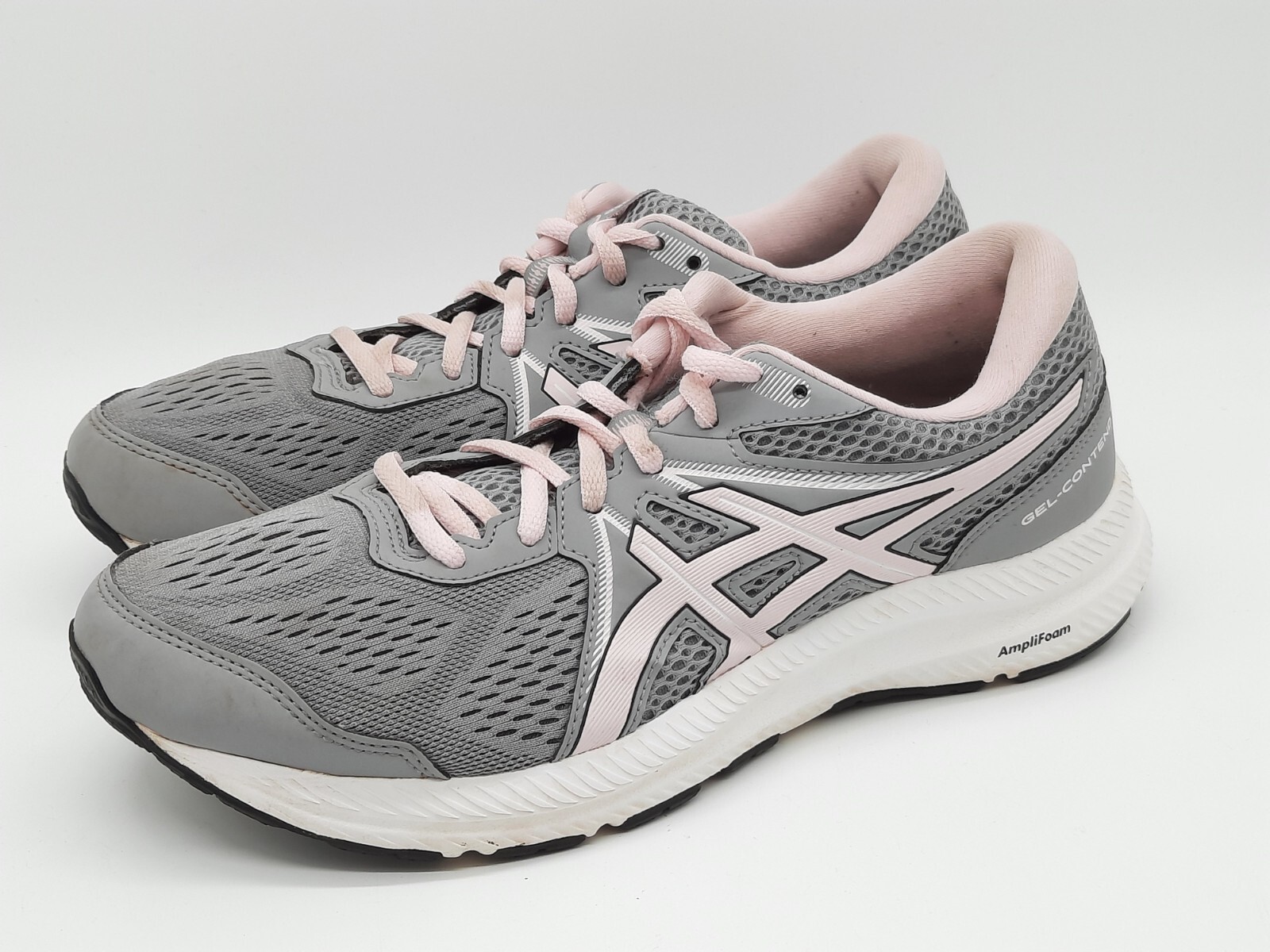ASICS Womens Gel-Contend 7 Sheet Rock/Pink Salt Running Shoes Size 8.5 ...